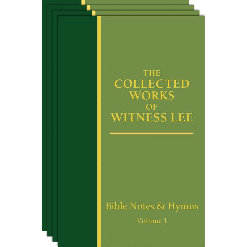 Collected Works of Witness Lee, Bible Notes & Hymns, The (vols. 1-4)