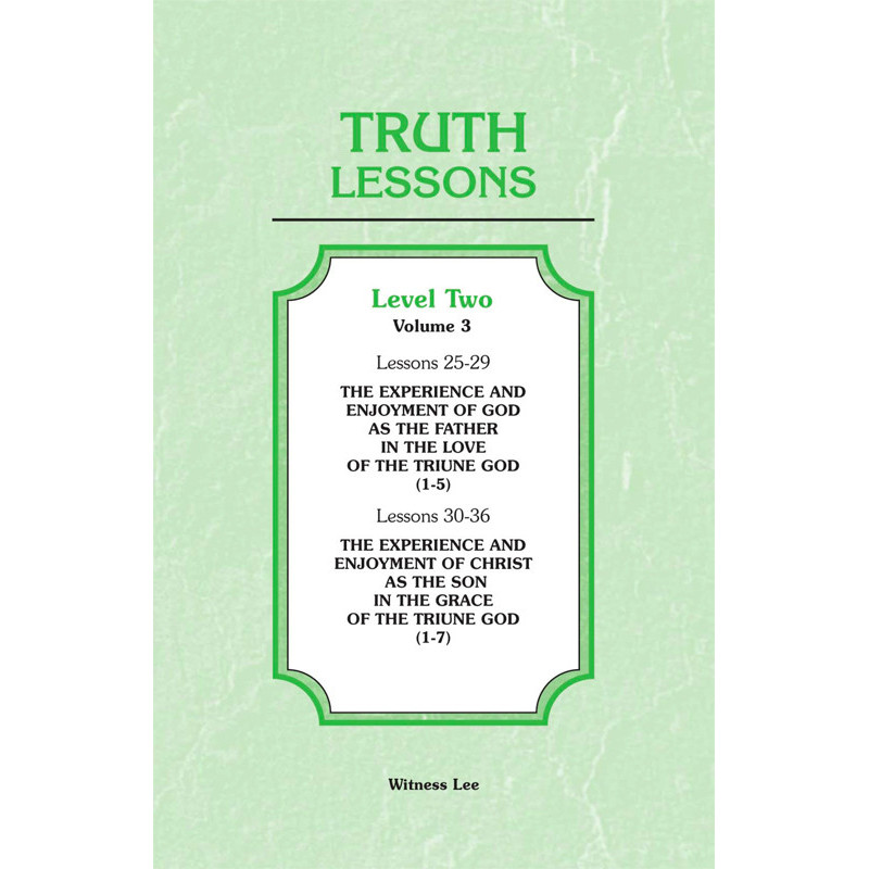Truth Lessons Level 2 Vol 3 Truth Lessons Level 2 Vol 3